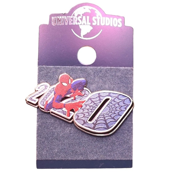 Universal | Other | Universal Studios Marvel Spiderman 220 Pin | Poshmark